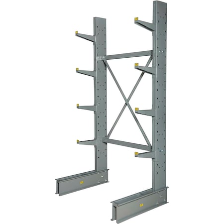 Global Industrial Single Sided Medium Duty Cantilever Rack Starter, 2in ...