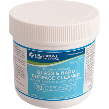 Global Industrial Liquid Pod Glass & Hard Surface Cleaner, 12 PK 641547 ...