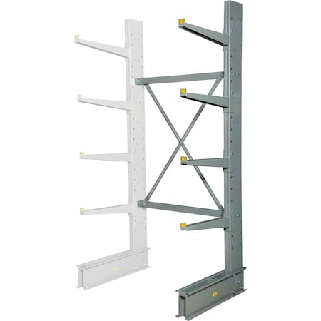 Global Industrial Single Sided Heavy Duty Cantilever Add-On Rack, 2in ...