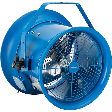 Global Industrial High Velocity Dock Fan, Yoke Mount, 14 in Blade Dia ...