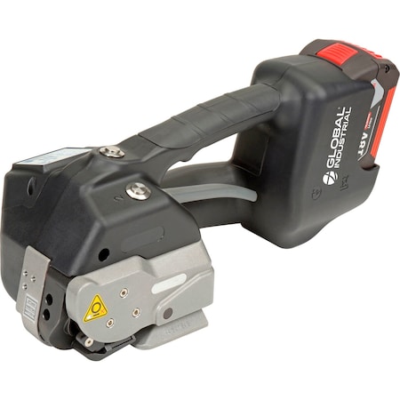 Global Industrial Battery Operated Polyester Strapping Tool For 1/2in ...