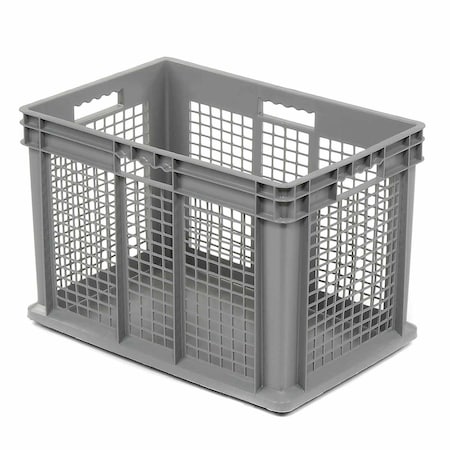Global Industrial Mesh Straight Wall Storage Container, 23-3/4 in L x ...