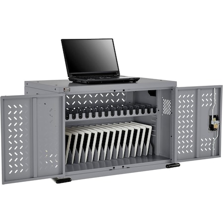 Global Industrial 16-Device Charging Cabinet for Chromebooks and ...