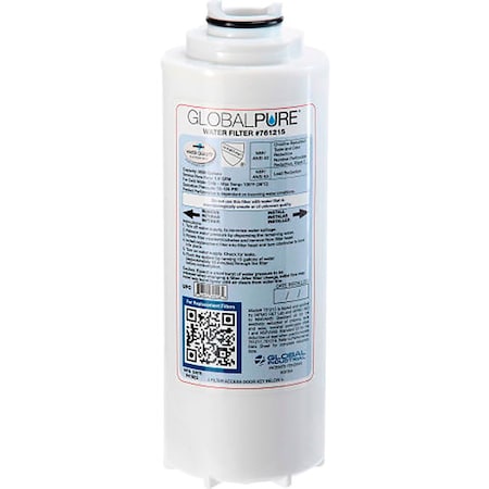 Global Pure Replacement Water Filter, 3,600 Gallon Capacity 761215 | Zoro