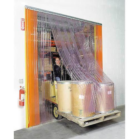 Global Industrial Scratch Resistant Strip Door Curtain 10ftW x 10ftH ...