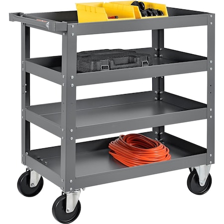 Global Industrial Stock Cart, Steel, 30 in L, 18 in W, 36 in H 988851 ...