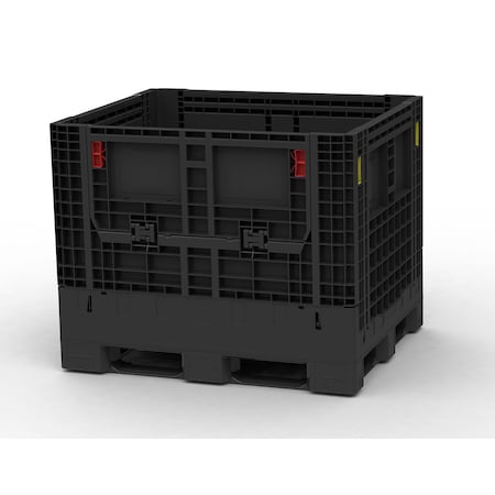 Global Industrial Folding Bulk Shipping Container, 48inL x 40inW x ...