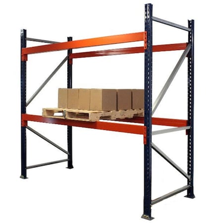 Global Industrial Bolted Pallet Rack Starter, 108inW x 48inD x 144inH ...