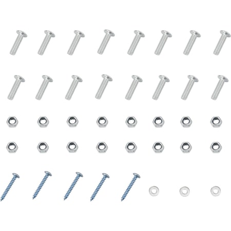 Global Industrial Leg Hardware for Plastic Service Carts RP1003 | Zoro