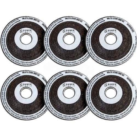 Sunex 2 Grinding Wheel, 60 Grit, 6PK SXC606GW6 | Zoro