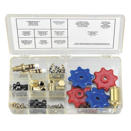 Robinair R-134A Manifold Repair kit Red 18576 | Zoro