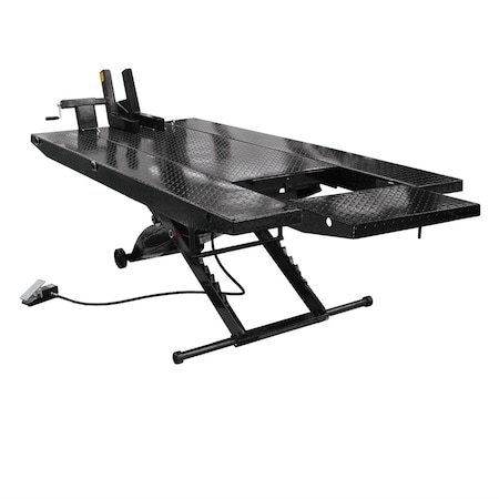 Atlas Automotive Equipment ATLAS MOTORCYCLE LIFT W SIDE EXTENSION KIT ...
