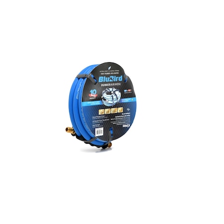 Rmx Industries Blubird Rubber Air Hose 3/8 In. X 10 Ft. BB3810 | Zoro