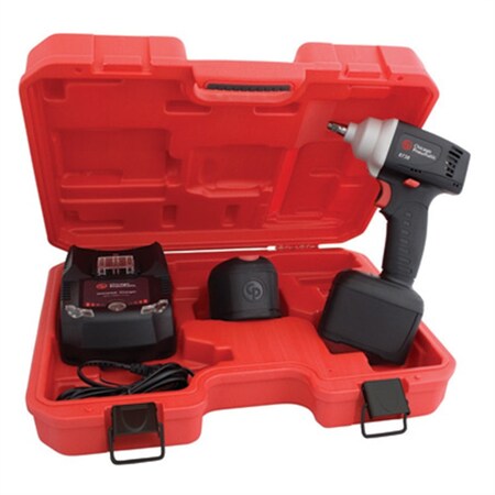 Chicago Pneumatic 3/8" 12V Cordless Impact Kit. (2) Ni-Cd Batteries ...