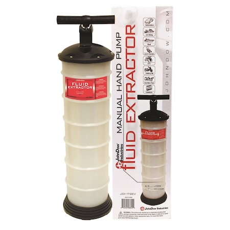 Johndow Industries 1.7 Gallon Hand Pump Fluid Evacuator JDI-172EV | Zoro