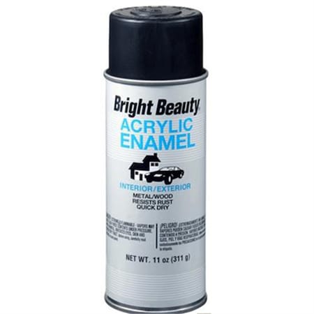 Krylon Black, Flat, 11 oz BB305 | Zoro