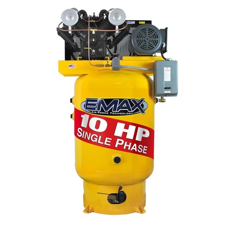 Emax Compressor Compressor 10 HP 2 Stage 1 Ph Vert 120 Gal EP10V120V1 ...