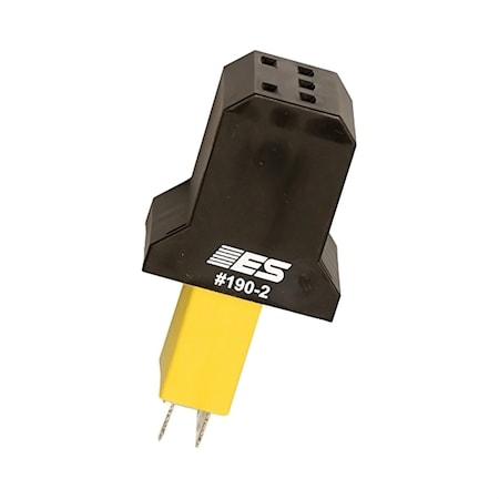 Electronic Specialties Shielded Relay Adapter (Yellow) 190-2 | Zoro