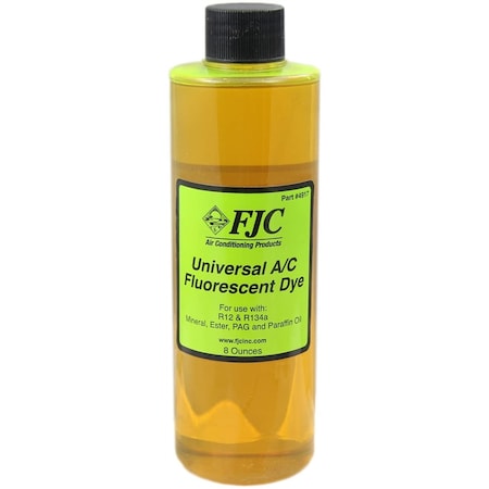 Fjc 8Oz Universal A/C Dye 4917 | Zoro