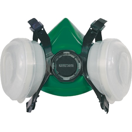 Gerson 8000 Series OV/P95 Low Maintenance Cartridge Respirator - Medium ...