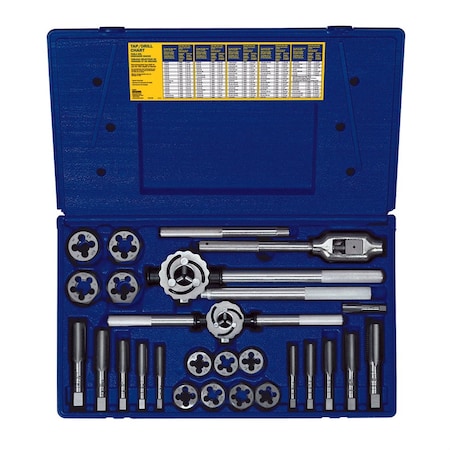 Hanson 25 Piece Metric Tap and Hex Die Set 97311 | Zoro