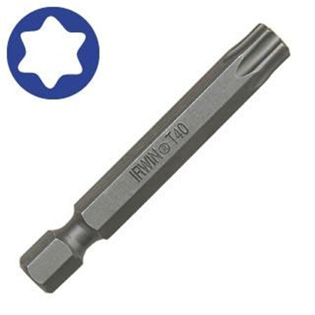 Irwin Power Bit, T15 Torx, 1/4 in. Hex Shank with Groove, 2 in. Long ...