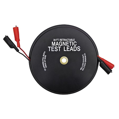 Lang Tools 2 x 30' Magnetic Retractable Test Leads 1138 | Zoro
