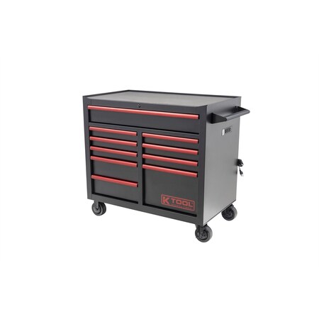 K-Tool International Tool Box, 10 Drawer, Black, 41 in W KTI75132 | Zoro