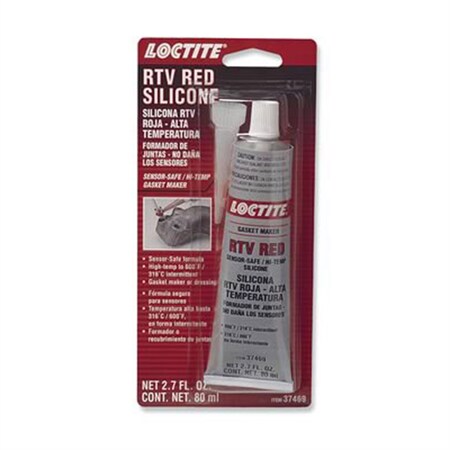 Henkel Hi-Temp Rtv Silicone Red - Sen 37469 | Zoro