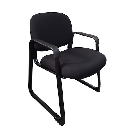 Lds Industries Guest/Reception Chair - Sled Base 1010578 | Zoro