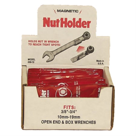 Lock Technology 12PC Magnetic Nut Holder Display LTI230-12 | Zoro