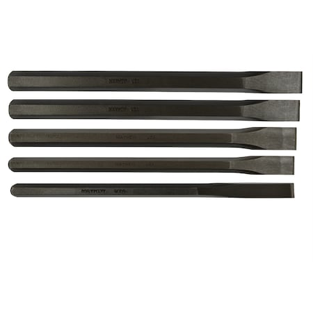 Mayhew Long Cold Chisel 5-Pc Set 61512 | Zoro