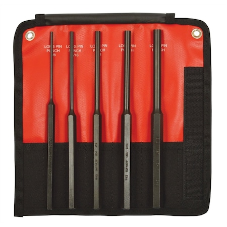 Mayhew 5 Pc. Extra Long Pin Punch Kit 62065 | Zoro