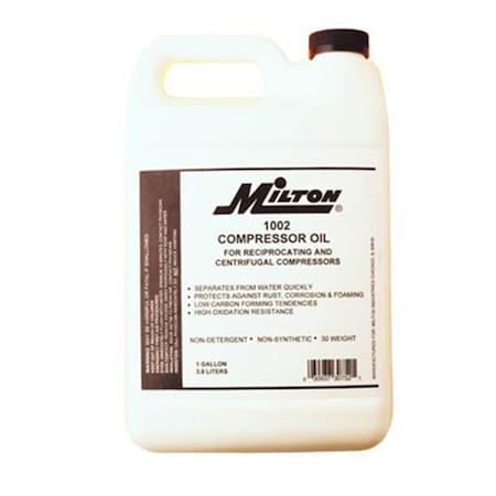 Milton Compressor Oil, 1 Gallon 1002 | Zoro