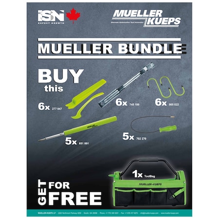 Mueller-Kueps Tool Set With Free Tool Bag TDEBUNDLE | Zoro