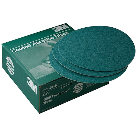 3M 8" â„¢ Green Corpsâ„¢ Stikitâ„¢ Productionâ„¢ Disc - 50 Discs per ...