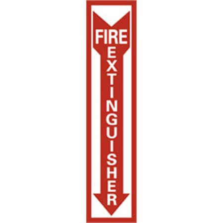 Morror Fire Extinguisher, Plastic Fire Sign MRO63373807 | Zoro