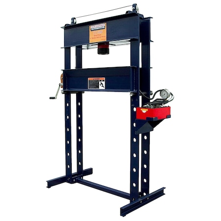 Omega 55 Ton Shop Press with PA2000 Air Pump HW93401 | Zoro
