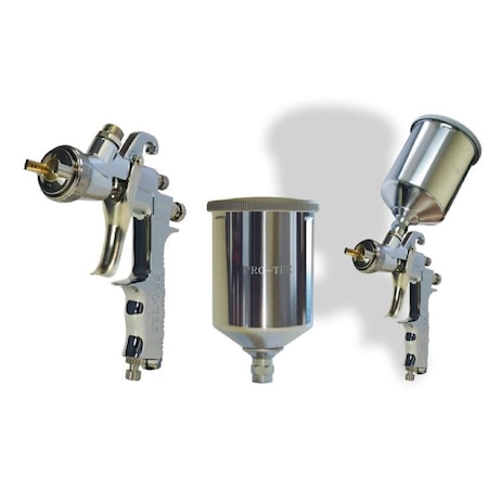 Pro-Tek GRAVITY SPRAY GUN HVLP 1, 4MM/ALUMINUM CUP (600ML)8860 4010GH-1 ...