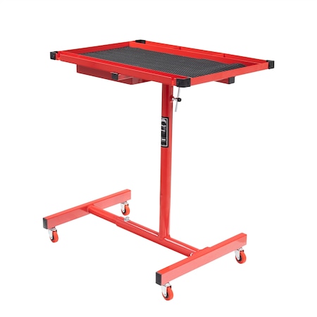 Sunex Heavy Duty Adjustable Red Work Table with Drawer 8019 | Zoro