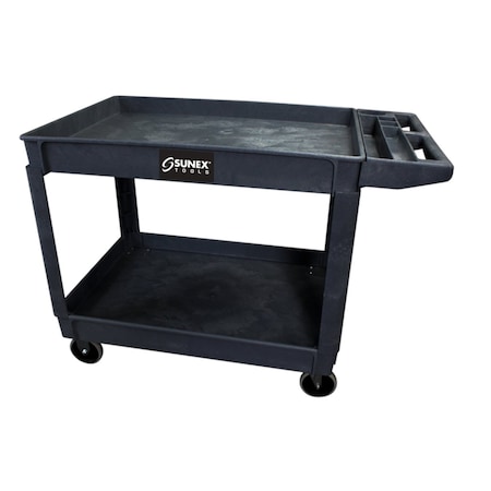 Sunex Oversized HD Utility Cart, Black 8036 | Zoro