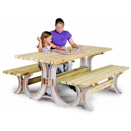 Hopkins 2X4 Basics Picnic Table Kit (Lumber Not Included) 90182 | Zoro