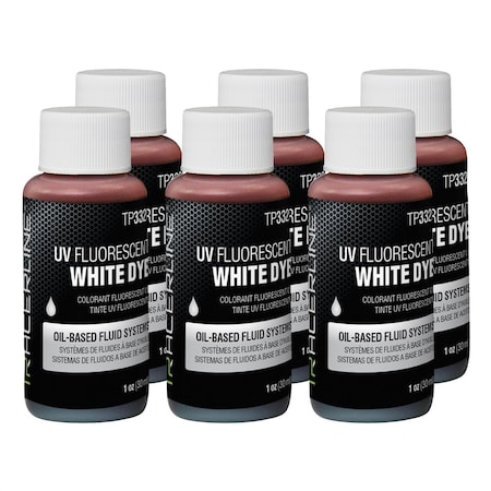 Spectronics/Tracer 1 Oz Bottles Of Multi-Colored Fluid Dye TP3320-1P6 ...