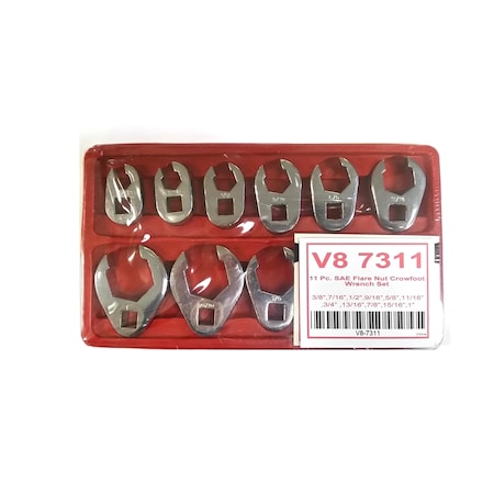 Crowfoot Wrench Set Sae | Zoro.com