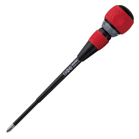 Vessel Vessel Tools No. 2200 Ball Ratchet Screwdriver PH2x150 2200P2150 ...