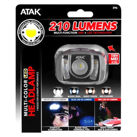 Performance Tool ATAK 210lm Multi-Function Headlamp 396 | Zoro