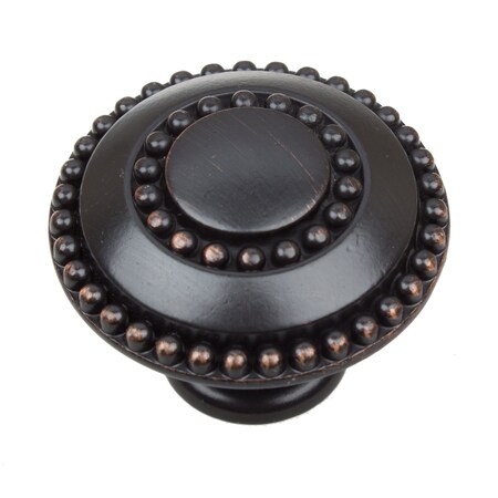 Gliderite Hardware 1-3/8 in. Oil Rubbed Bronze Double Beaded Ring ...