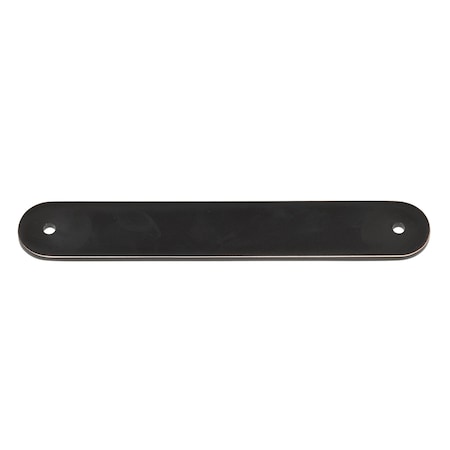 Gliderite Hardware 6 in. Oil Rubbed Bronze Rounded Back Plate 5-1/16 in ...