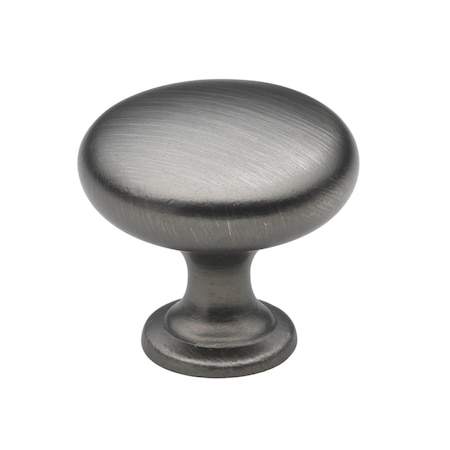 Gliderite Hardware 1-1/8 in. Pewter Classic Round Cabinet Knob, 10PK ...