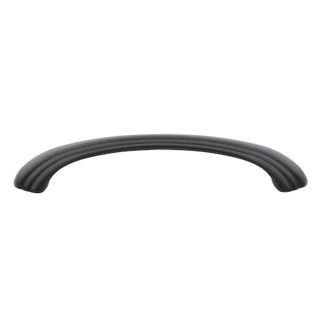 Gliderite Hardware 4-9/16 in. Center to Center Matte Black Classic ...